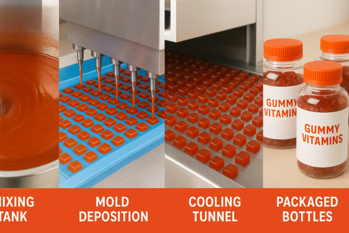 How Long Does Gummy Vitamin Manufacturing Take? A Step-by-Step